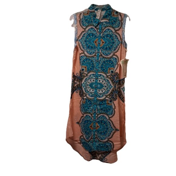 Aratta | Dresses | Aratta Sleeveless Maxi Duster Dress Lace On Back Nwt ...